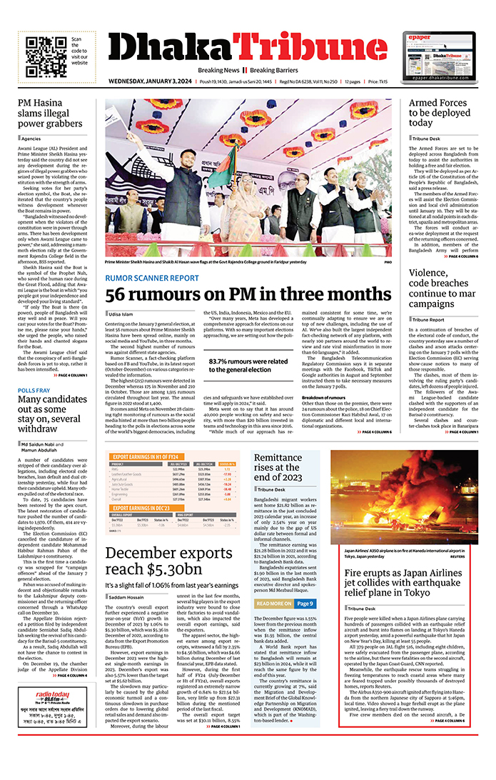 Dhaka Tribune - Epaper